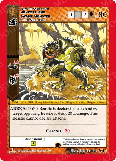 Honey Island Swamp Monster [Cryptid Nation: Wilderness First Edition R