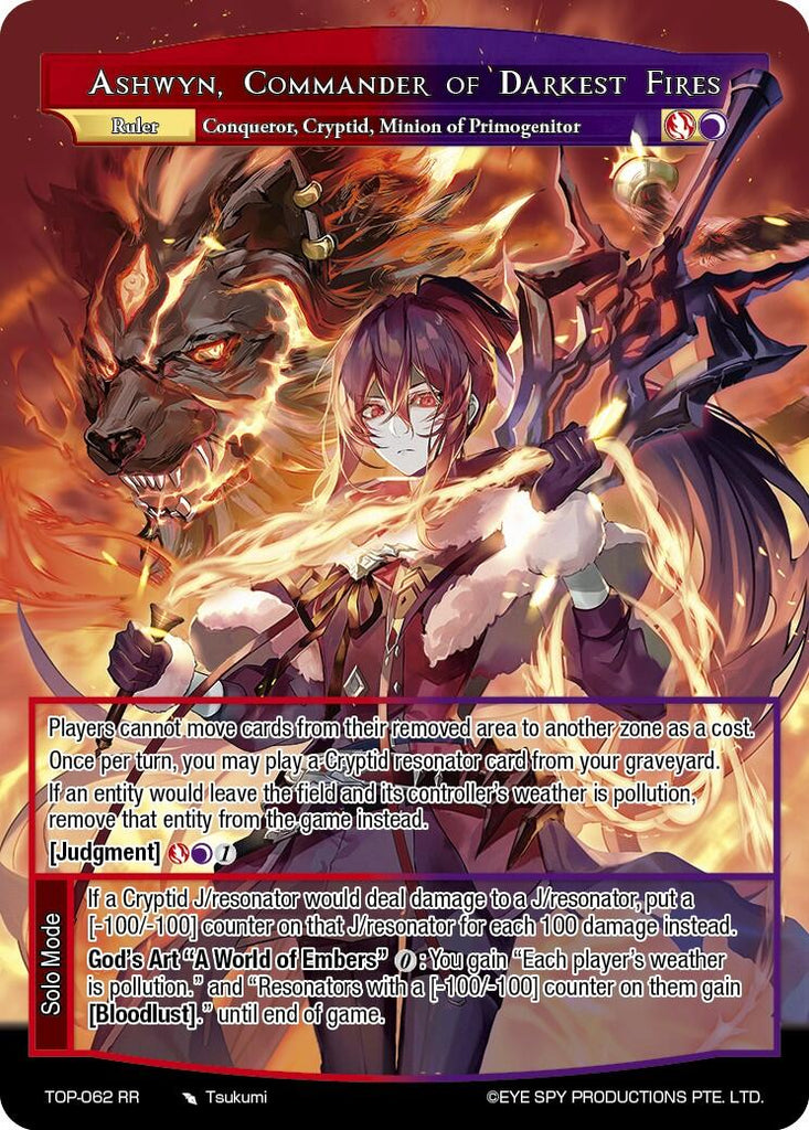 Ashwyn, Commander of Darkest Fires // Beastgirl of Calamity, Ashwyn (T
