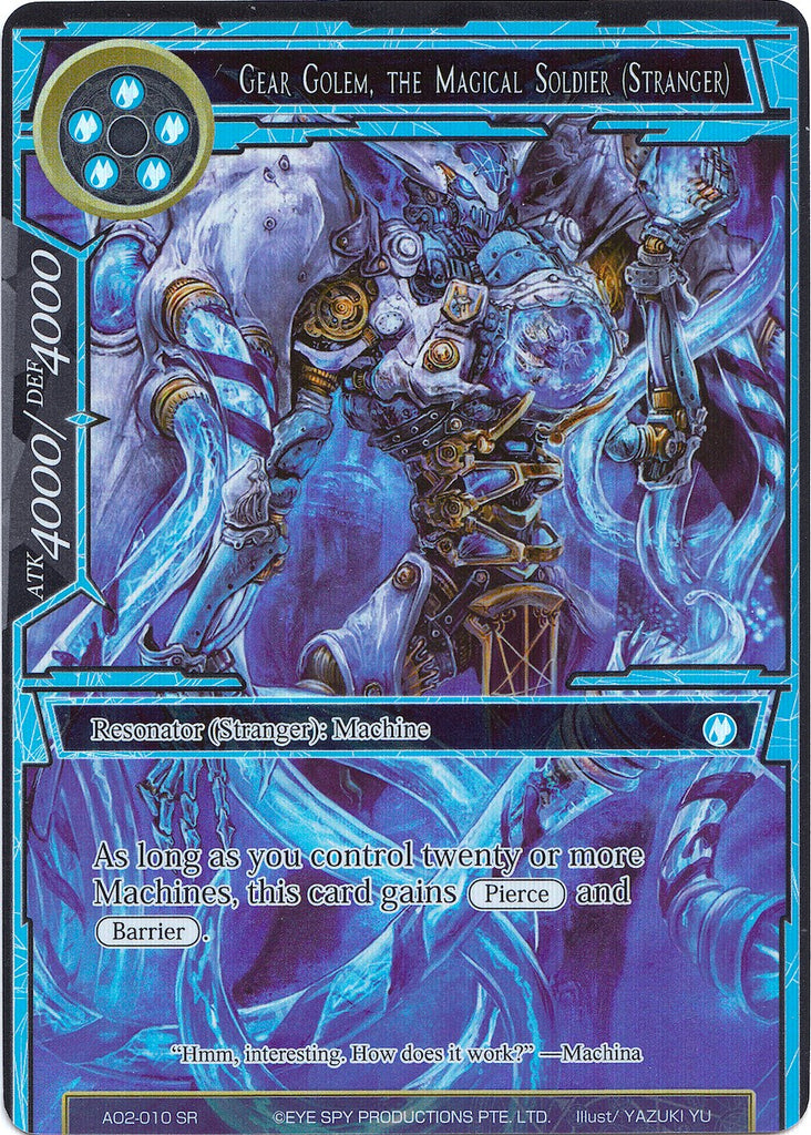 Gear Golem, the Magical Soldier (Stranger) (Full Art) (AO2-010) [Alice